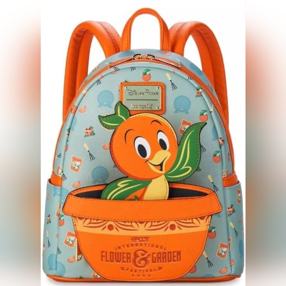 Loungefly | Bags | Loungefly Blue And Orange Backpack With Cartoon ...